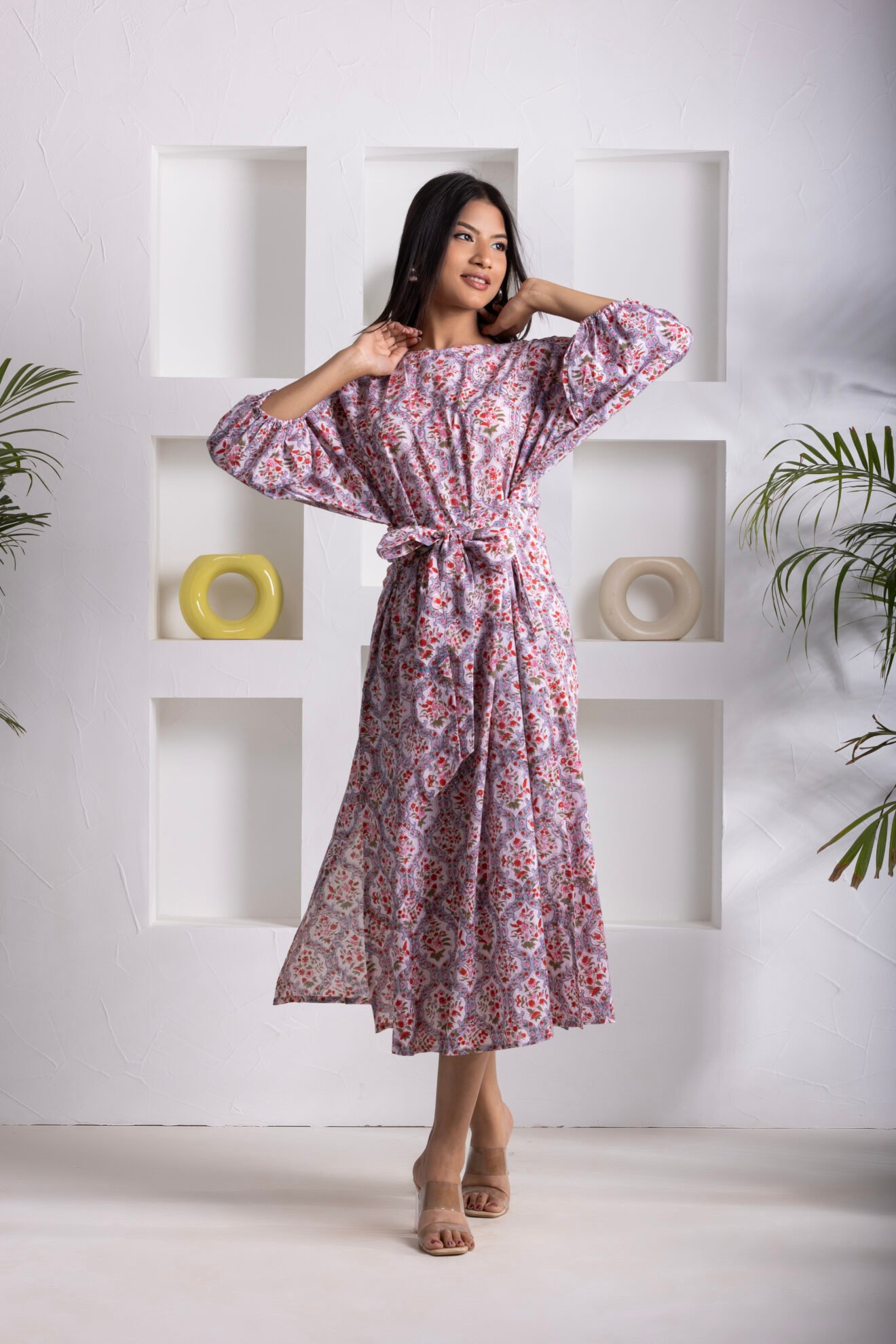 Block printed Summer dress - Wovenkala